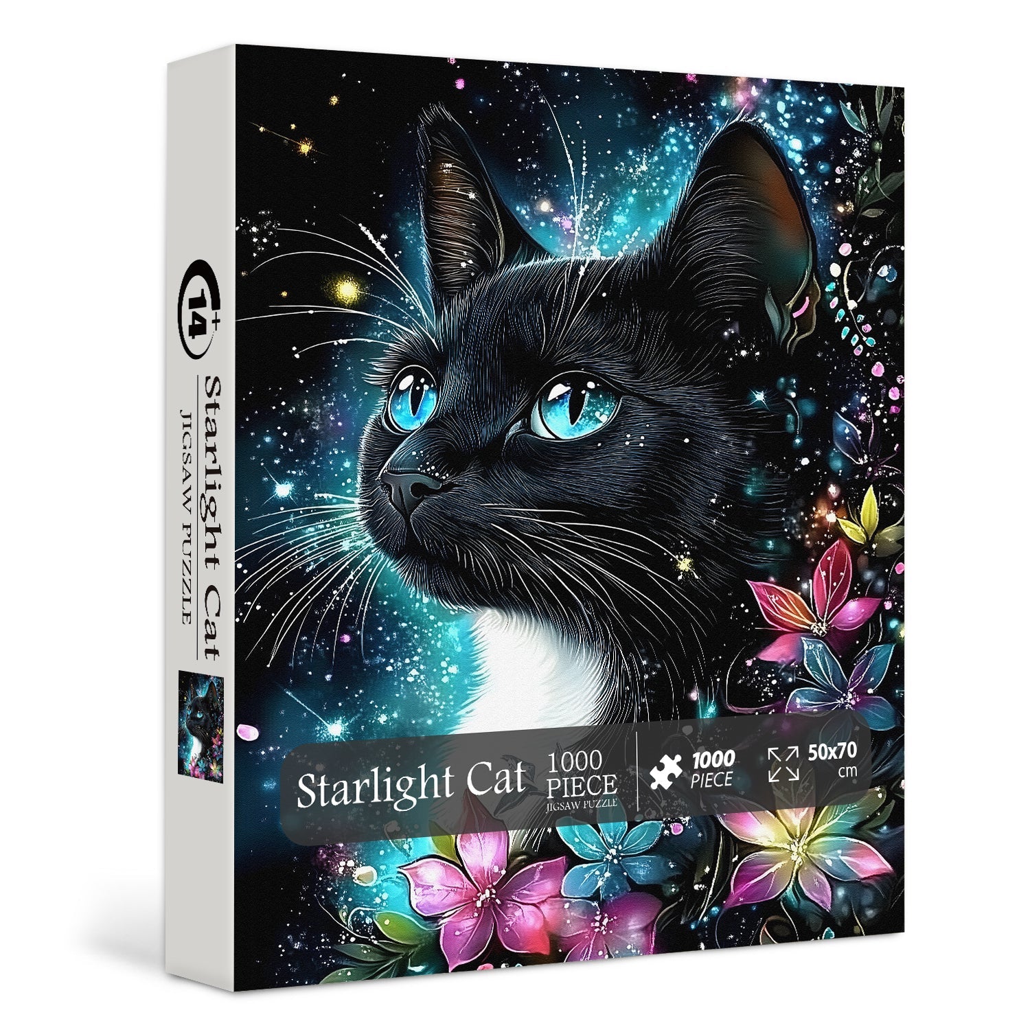 Starlight Cat Jigsaw Puzzle 1000 Pieces – Pickforu Puzzle